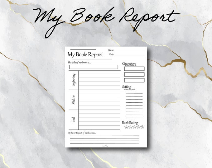 Printable Book Report, Classroom Printables, Resources for Teachers ...