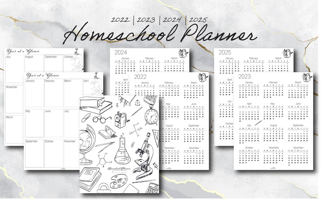 2022 | 2023 | 2024 | 2025 Teacher & Student Homeschool Planner BIBLE ...