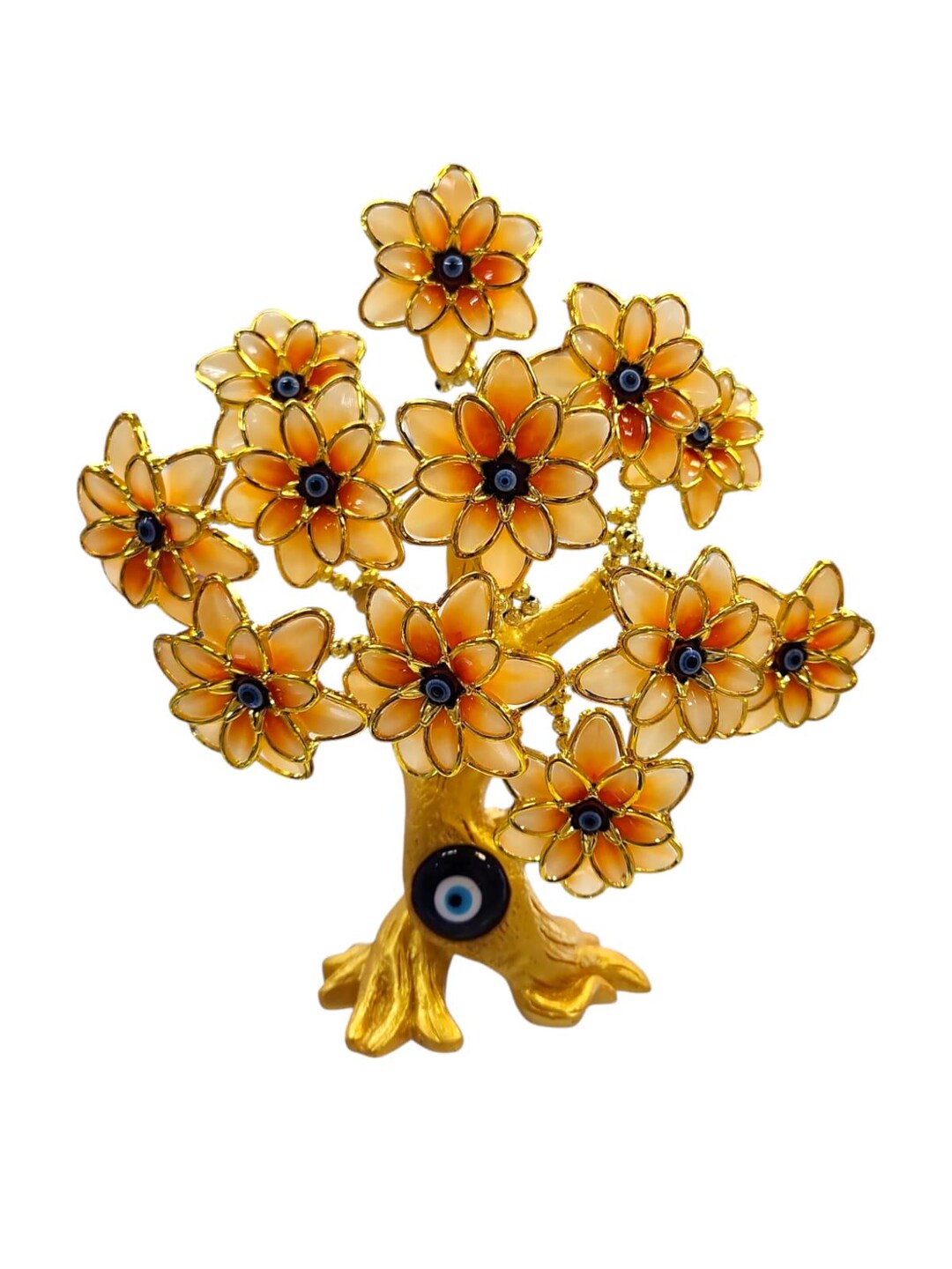 Peach Flower Gold Tree of Life Base - Etsy