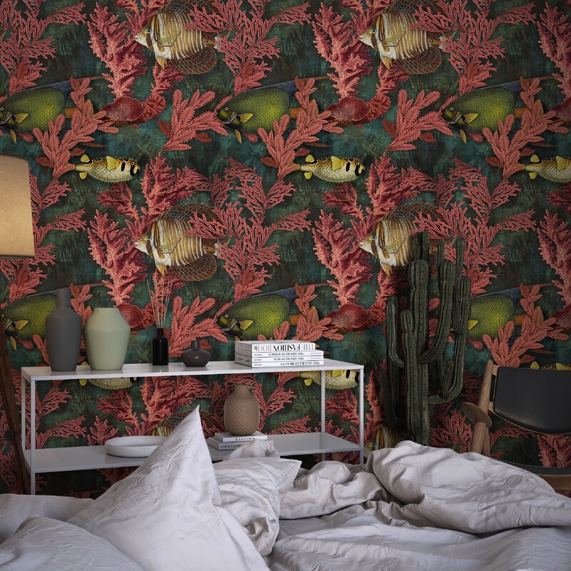 Fish Wallpaper - Etsy