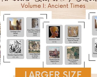 Timeline Stickers Cut Outs Printable Digital Story of the World Ancient ...