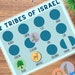 Twelve Tribes of Israel Sons of Jacob Worksheet Cutout Sunday School ...