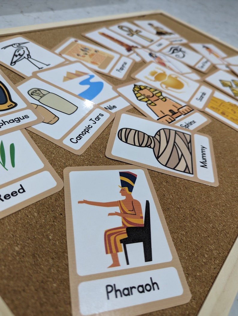 Ancient Egypt Kindergarten Vocabulary Flash Cards - Etsy