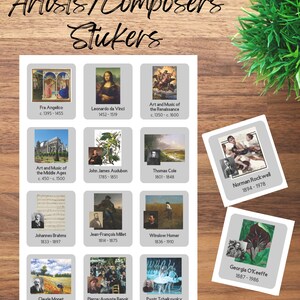 PHYSICAL Timeline Stickers Cut Outs Printed Classical Conversations ...