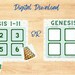 Bible Genesis 1-11 Timeline Cutout Printable Digital Download PDF Kids ...