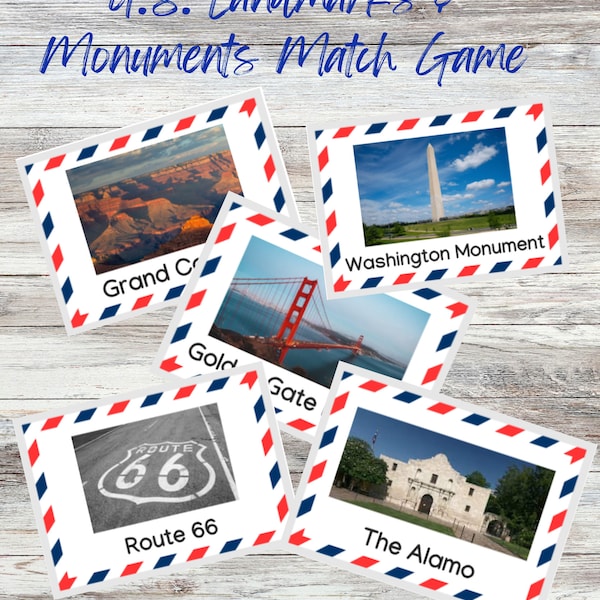 Usa Landmarks - Etsy