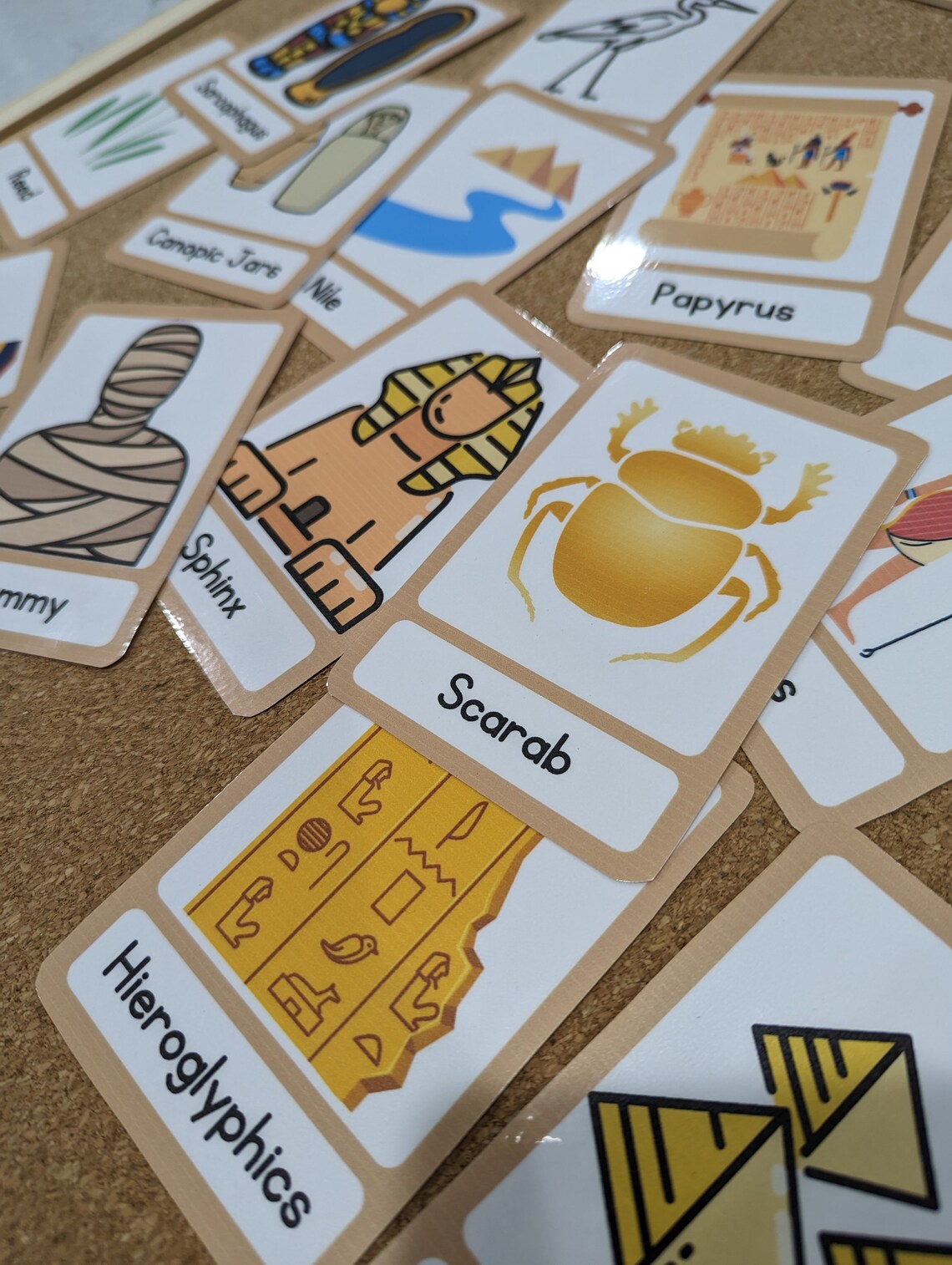 Ancient Egypt Kindergarten Vocabulary Flash Cards - Etsy