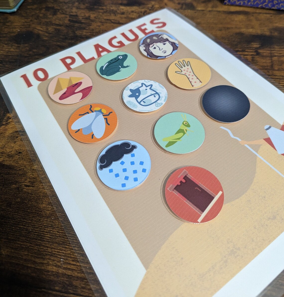 Ten Plagues Cut Out Printable Download Homeschool Elementary Bible ...