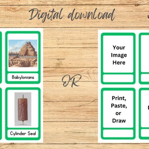 Ancient Mesopotamia Kindergarten Vocabulary Flash Cards - Etsy