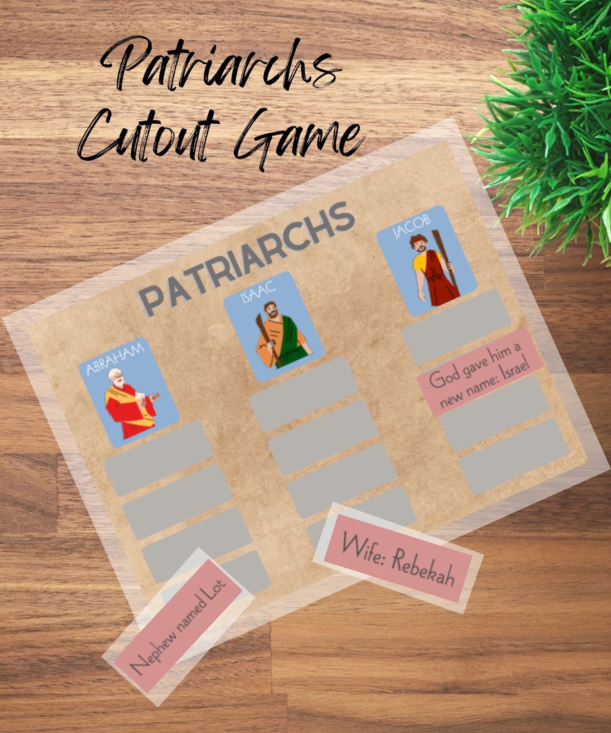 Patriarchs Israel Printable