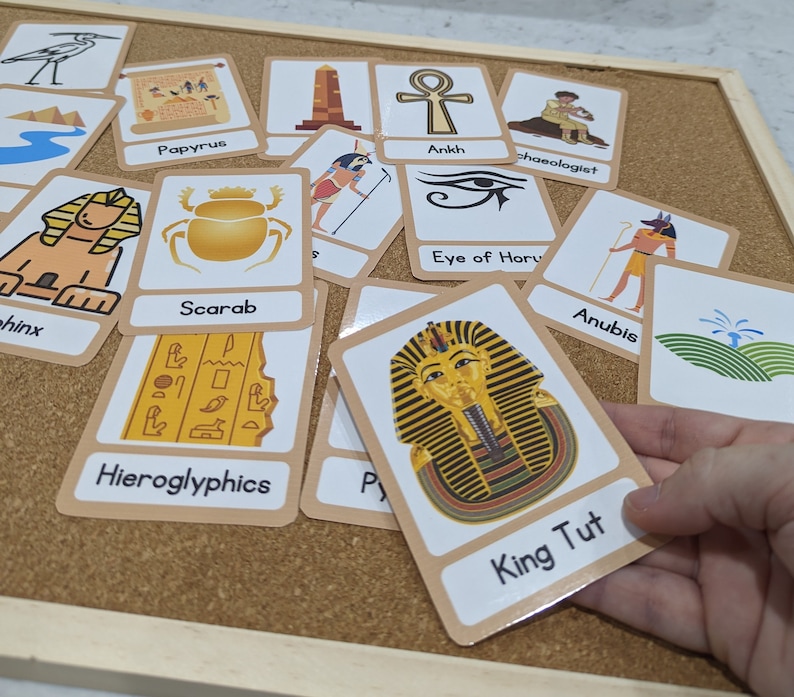 Ancient Egypt Kindergarten Vocabulary Flash Cards - Etsy