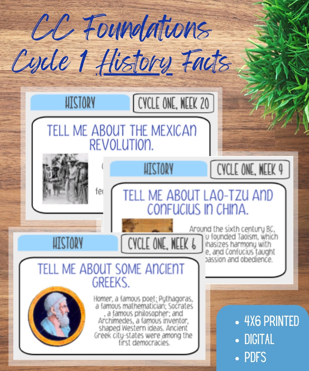 Classical Conversations 4x6 Flash Facts History Memory Work Travel ...