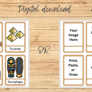Ancient Egypt Kindergarten Vocabulary Flash Cards - Etsy