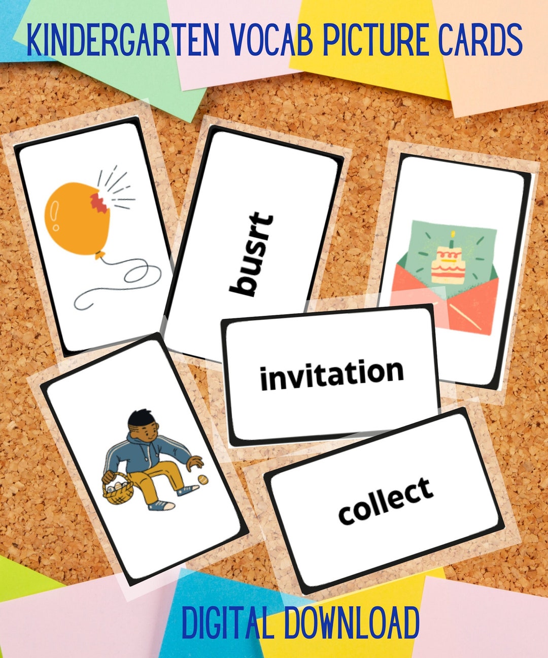 120 Alternative Wordly Wise 3000 Kindergarten Vocabulary Picture Cards ...