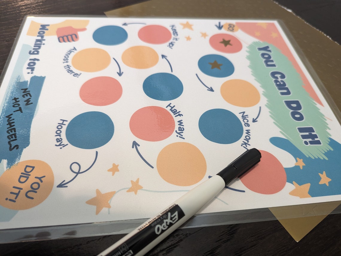 You Can Do It! Goal Tracker Reward Chart Cutout Printable Download PDF ...