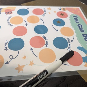 You Can Do It! Goal Tracker Reward Chart Cutout Printable Download PDF ...