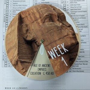 Timeline Memory Wheels Cut Outs Printable Digital Classical ...