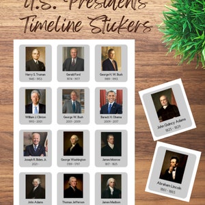 Timeline Stickers Cut Outs Printable Digital Classical Conversations U ...