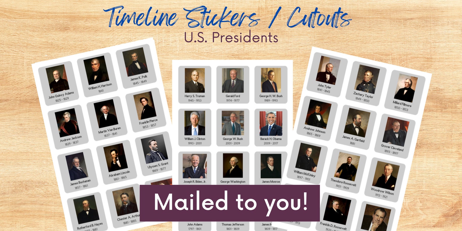 PHYSICAL Timeline Stickers Cut Outs Printed Classical - Etsy