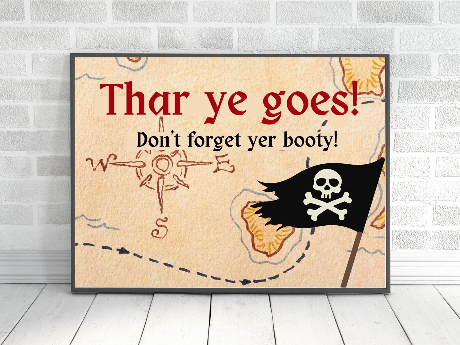Pirate Party Goodie Bag Sign [digital Download] - Etsy