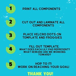 Goal Tracker Reward Chart Cutout Printable Download PDF Kids Goal ...