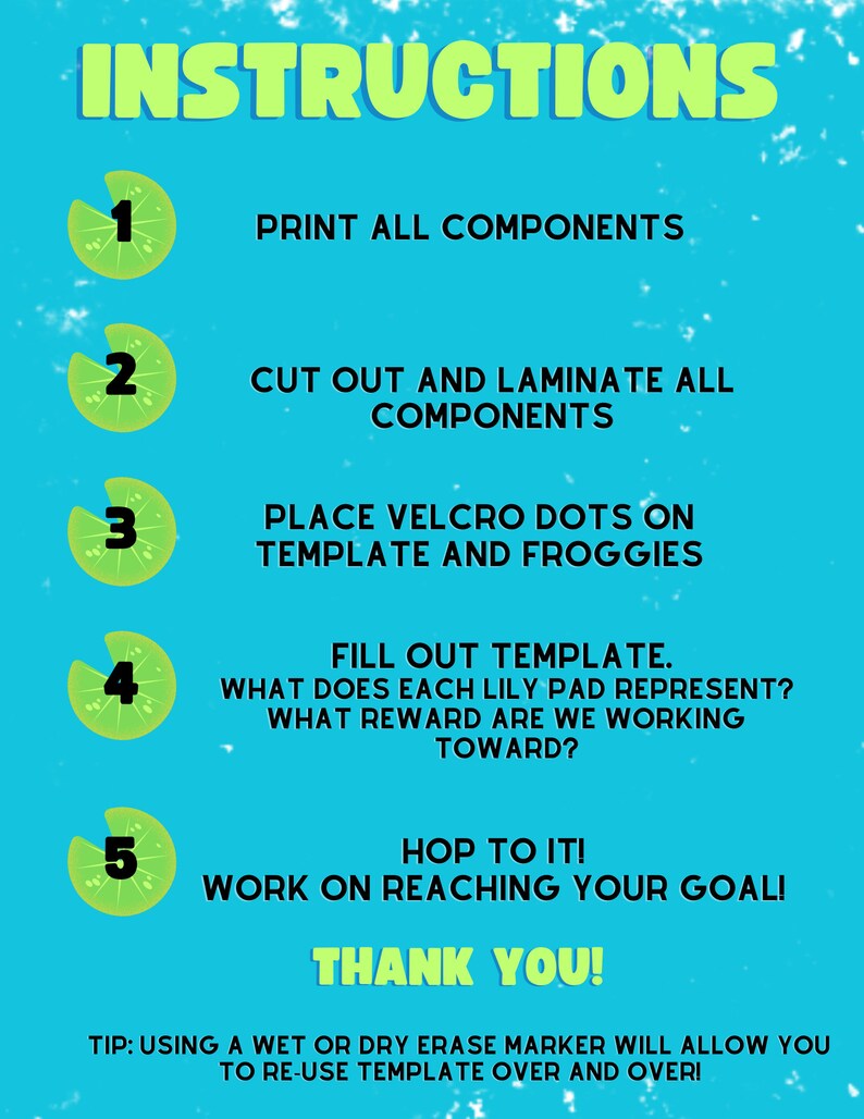 Goal Tracker Reward Chart Cutout Printable Download PDF Kids Goal ...