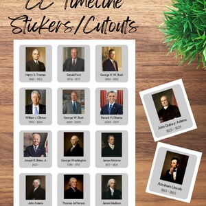 Timeline Stickers Cut Outs Printable Digital Classical Conversations ...