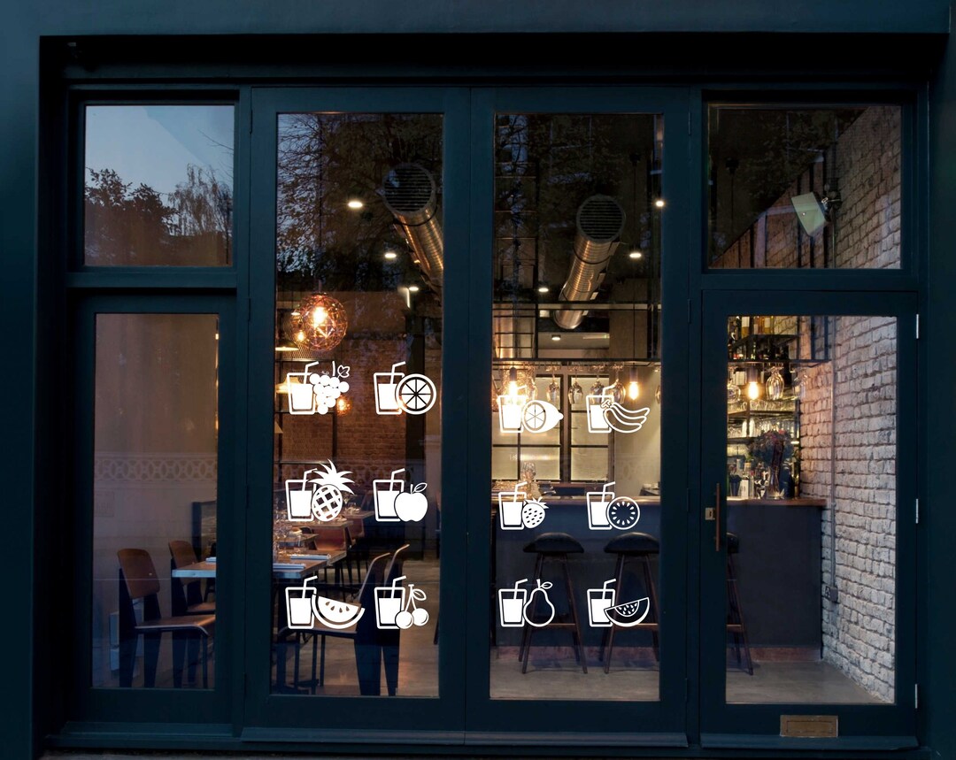 70 Entrance Signs Front Glass Window Door for Restaurants, Coffee Shop ...