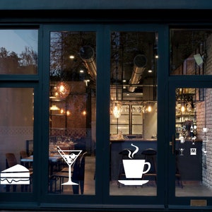 70 Entrance Signs Front Glass Window Door for Restaurants, Coffee Shop ...