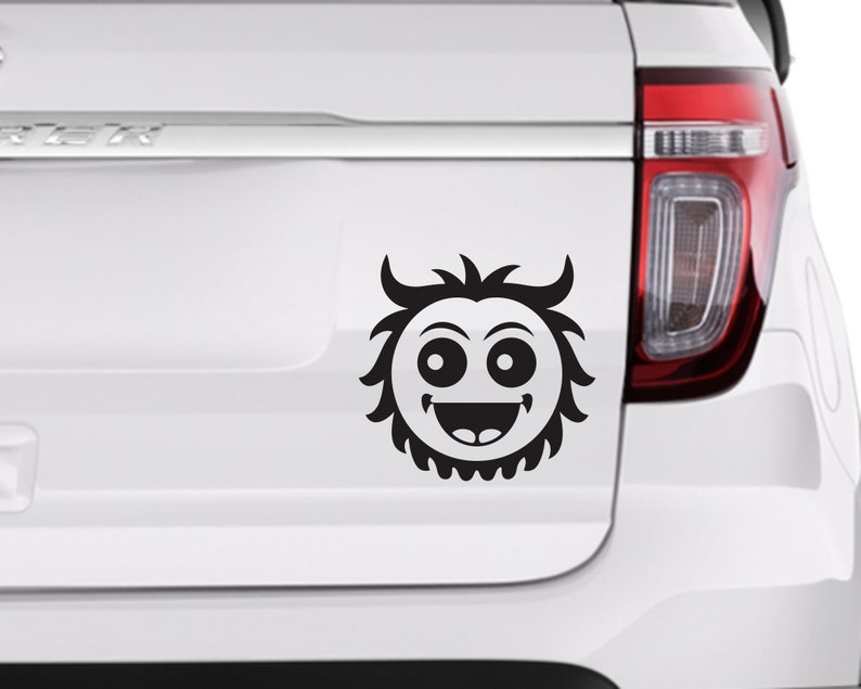 5 Styles Monster Peeking Car Sticker Vinyl Decal Glass - Etsy
