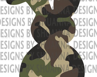 Camo Easter Bunny - Etsy