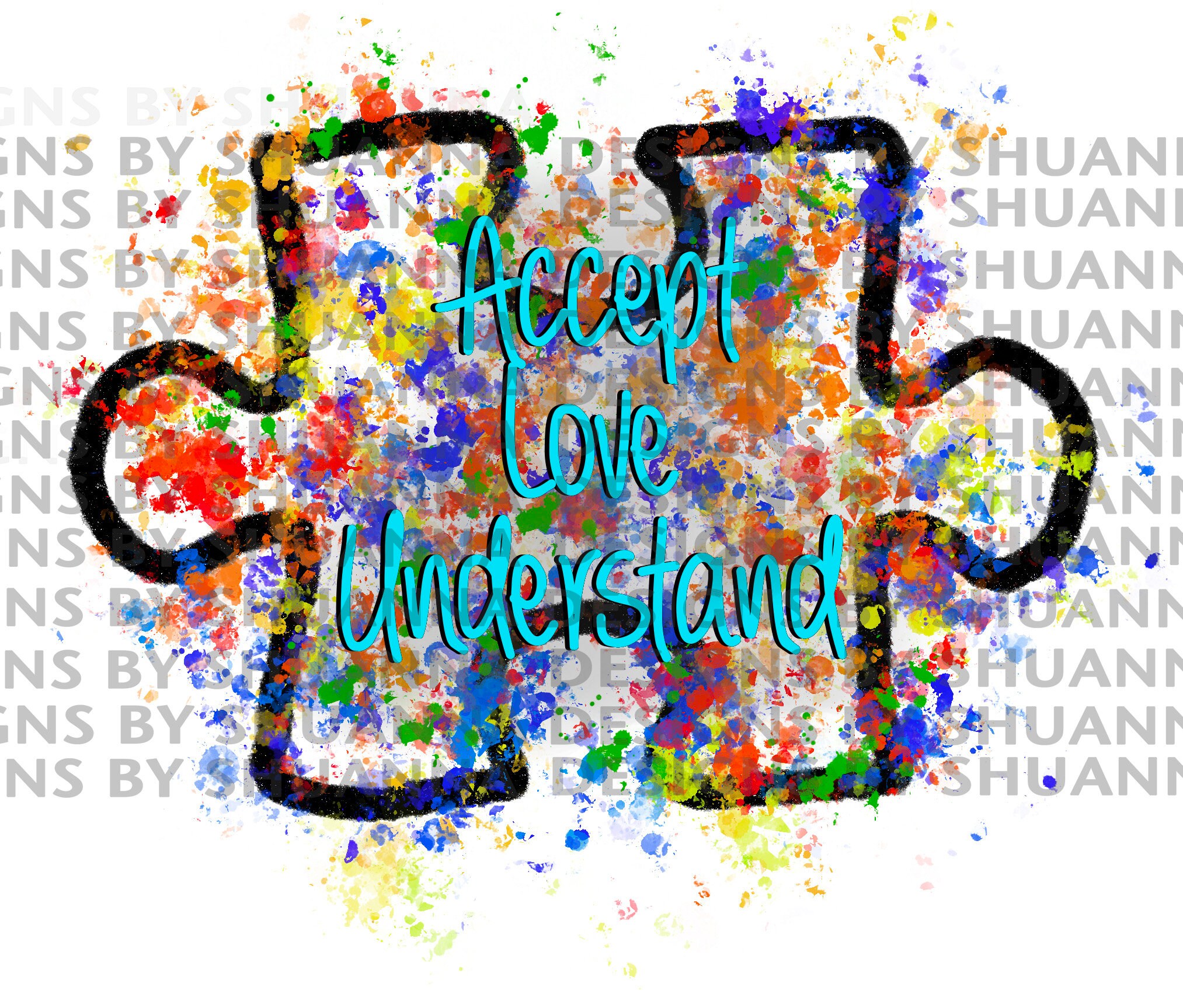 Autism Awareness Sublimation Design - Etsy UK