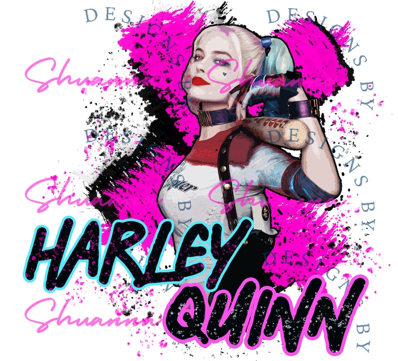 Harley Quinn Png File - Etsy