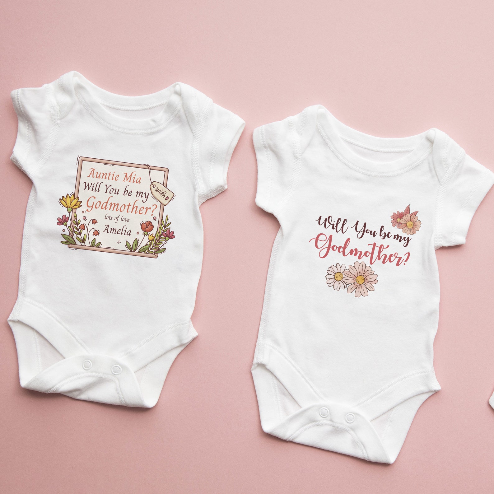 Will You Be My Godmother Vest Godmother Proposal God Mother - Etsy