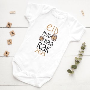 Eid Al Adha Baby Bodysuit, Eid Al Adha Baby Grow, Eid Baby Onesies, Eid ...