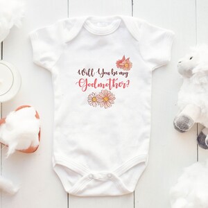 Will You Be My Godmother Vest, Godmother Proposal, God Mother Request, God Mother Bodysuit, Be ...