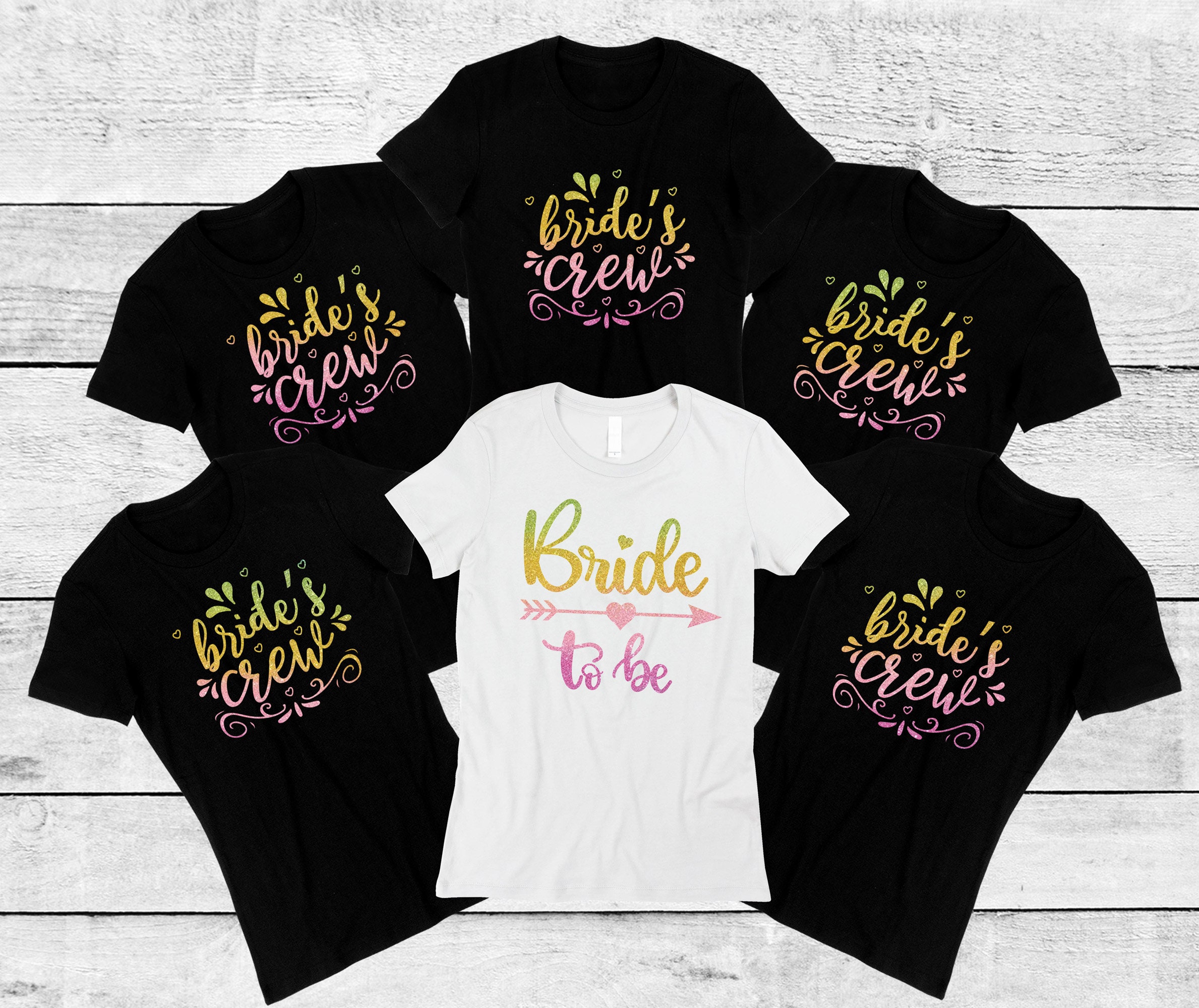 Bride Crew T Shirt Bride To Be Shirt Bride Squad Shirts Etsy Uk