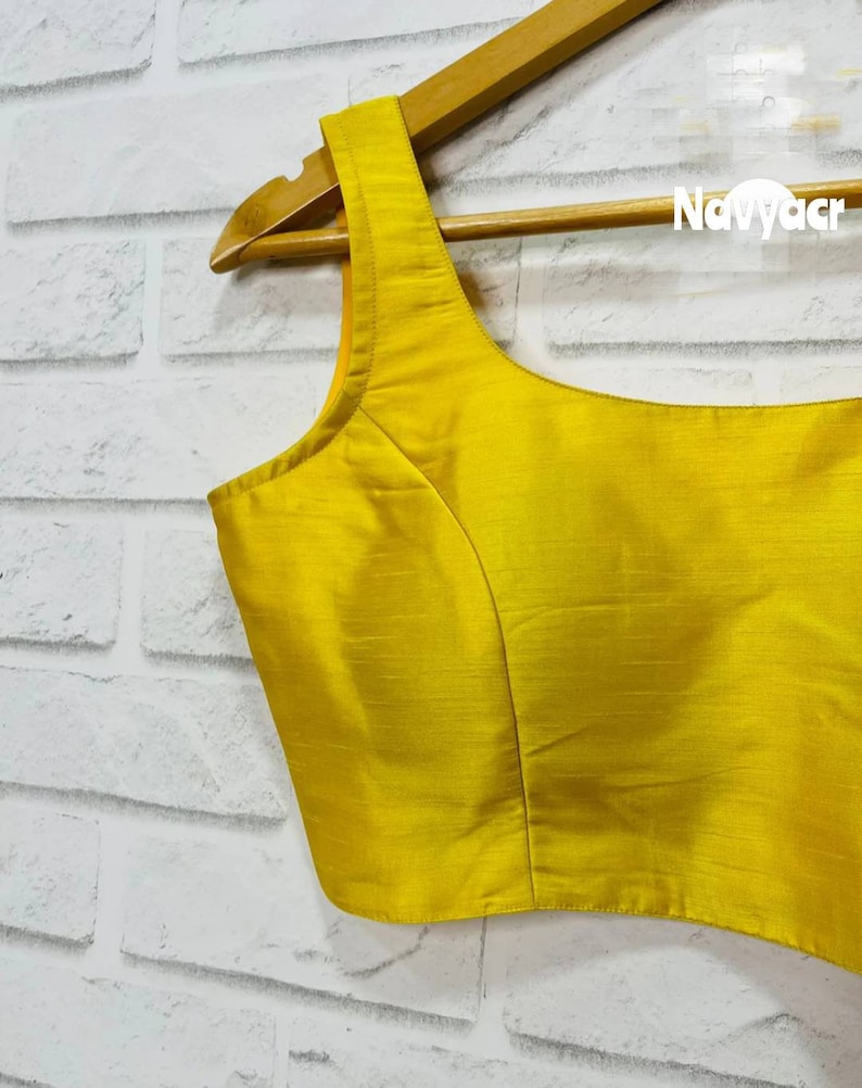 A Beautiful Yellow Blouse for Woman, Party Wear Blouse, Yellow Blouse ...