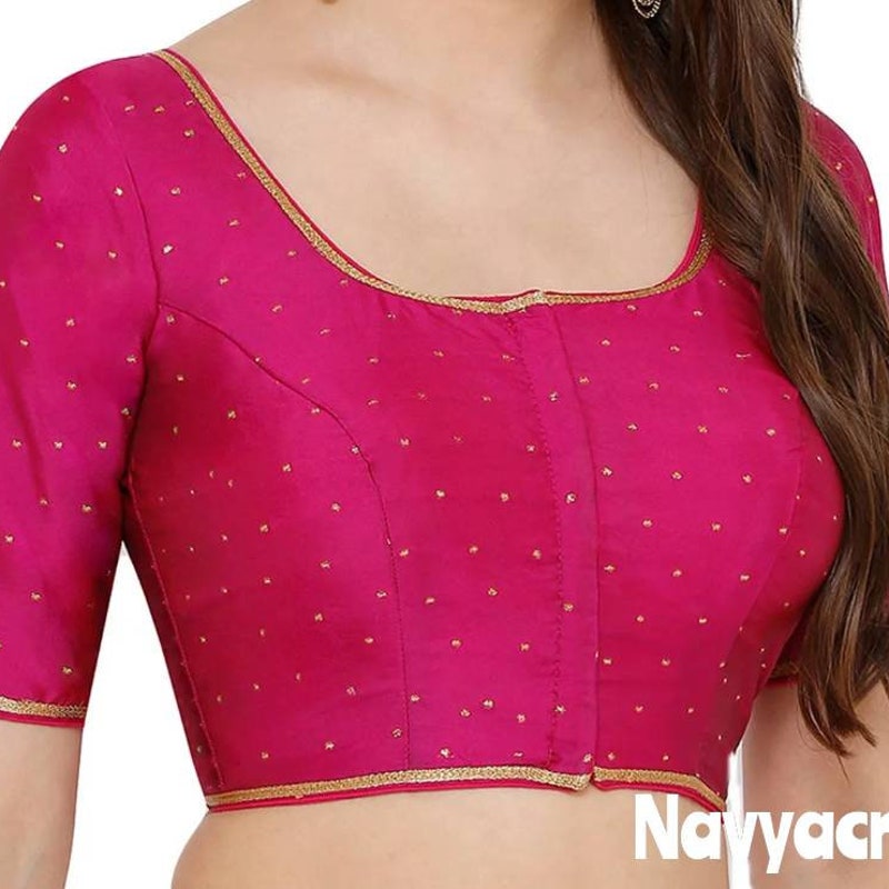 Pink Magenta Saree Blouse - Etsy