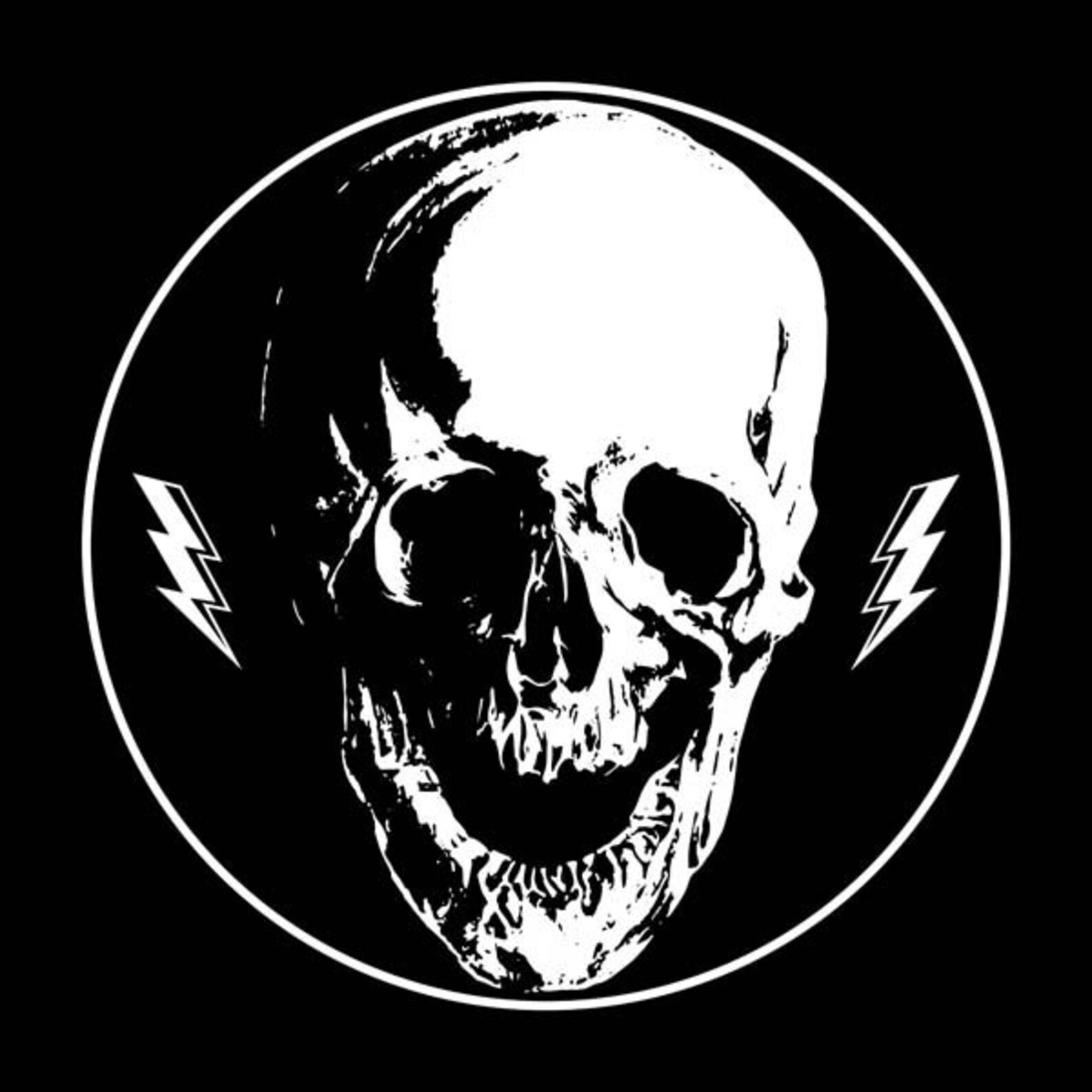 Lightning Skull Unisex T-shirt - Etsy