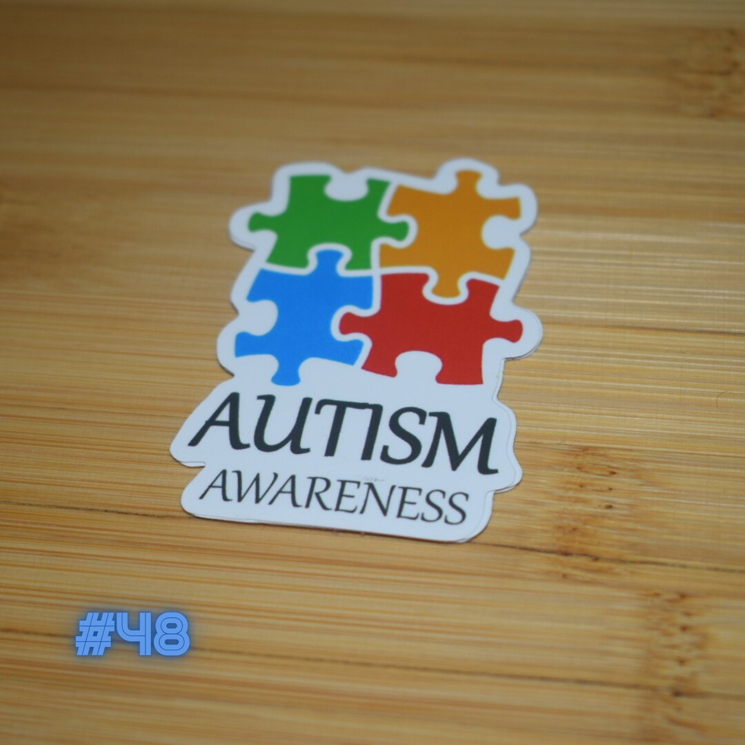 Autism Awareness Sticker Autistic Autism Awareness - Etsy