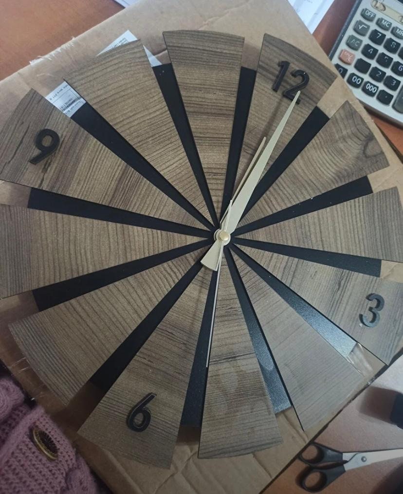 Modern Clock Natural Wood Clock Minimalist Clock Wooden - Etsy