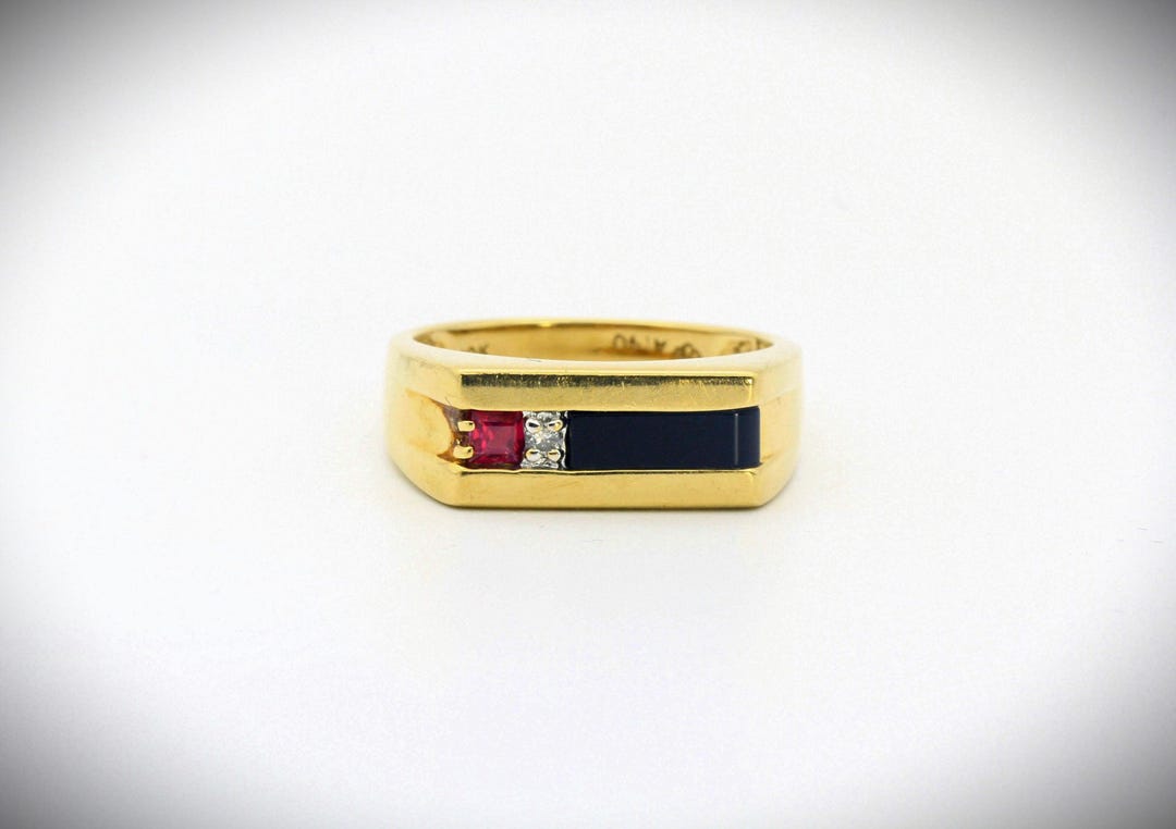 Vintage Men's Ring - Etsy