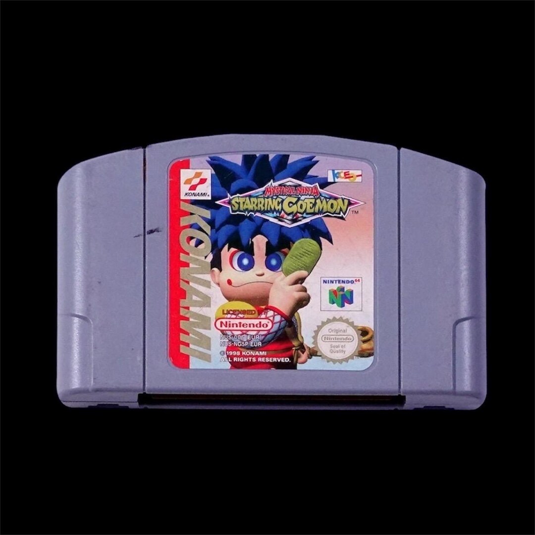 Mystical Ninja Starring Goemon – N64 Game Cartridge Us or Eur Version ...