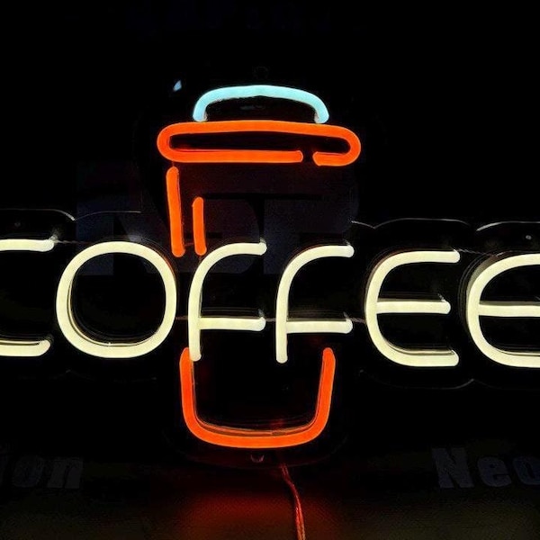 Light up Coffee Sign - Etsy