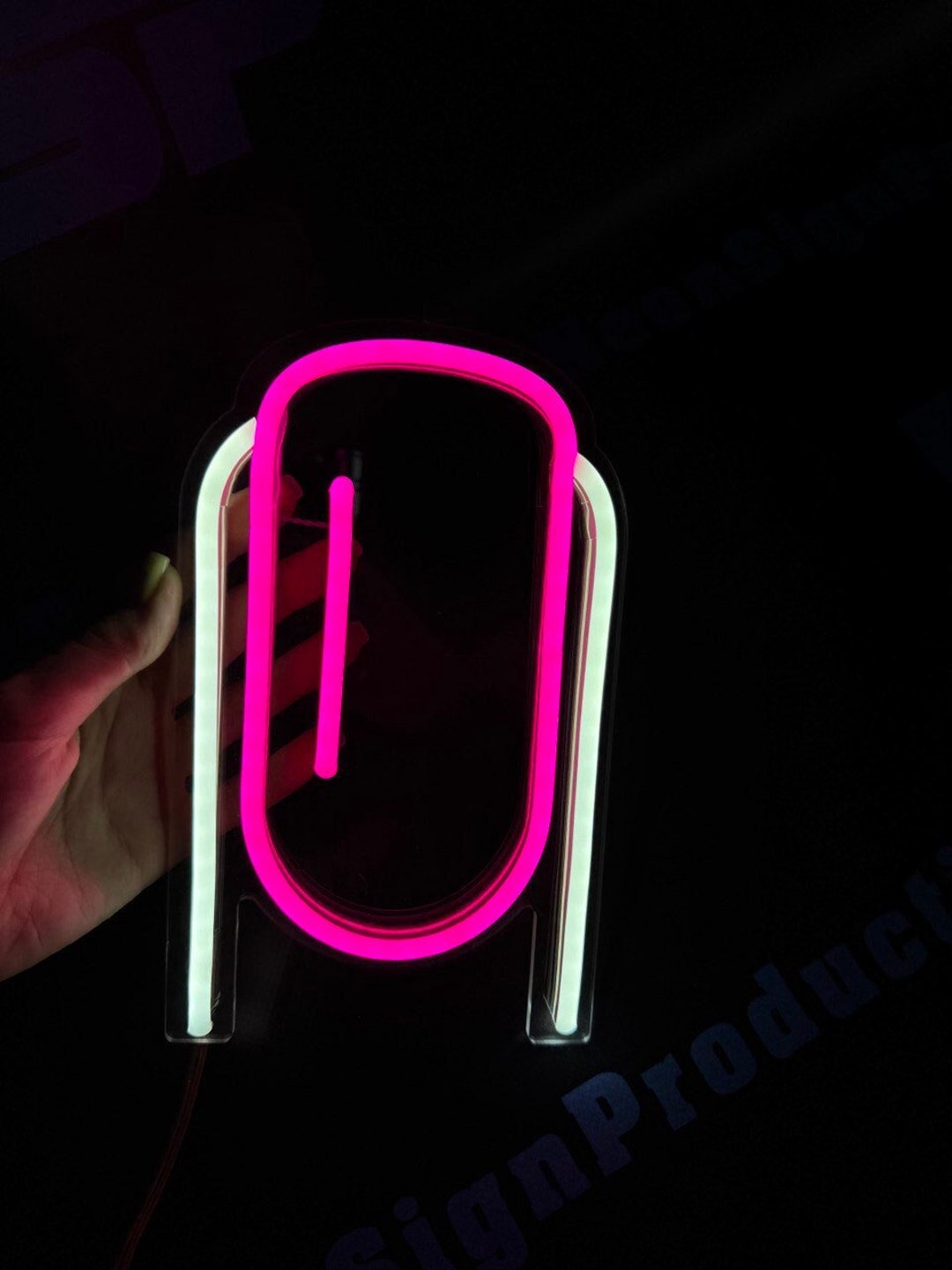 Nail Shapes Neon Sign, Nail Shapes Sign, Nail Beauty Salon Wall Sign ...