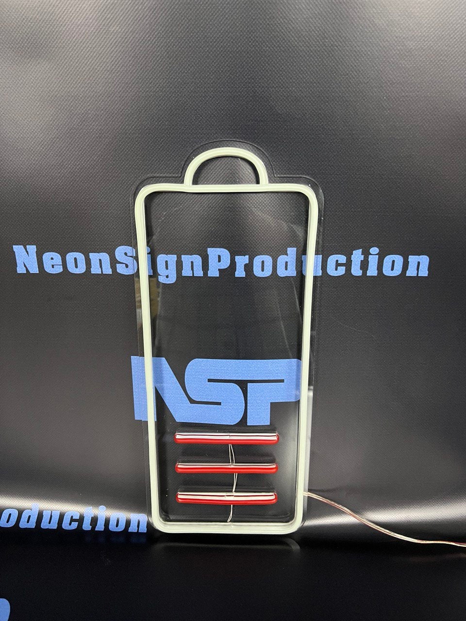 Battery Neon Sign, Battery Light up Sign, Battery Led Sign, Low Battery ...