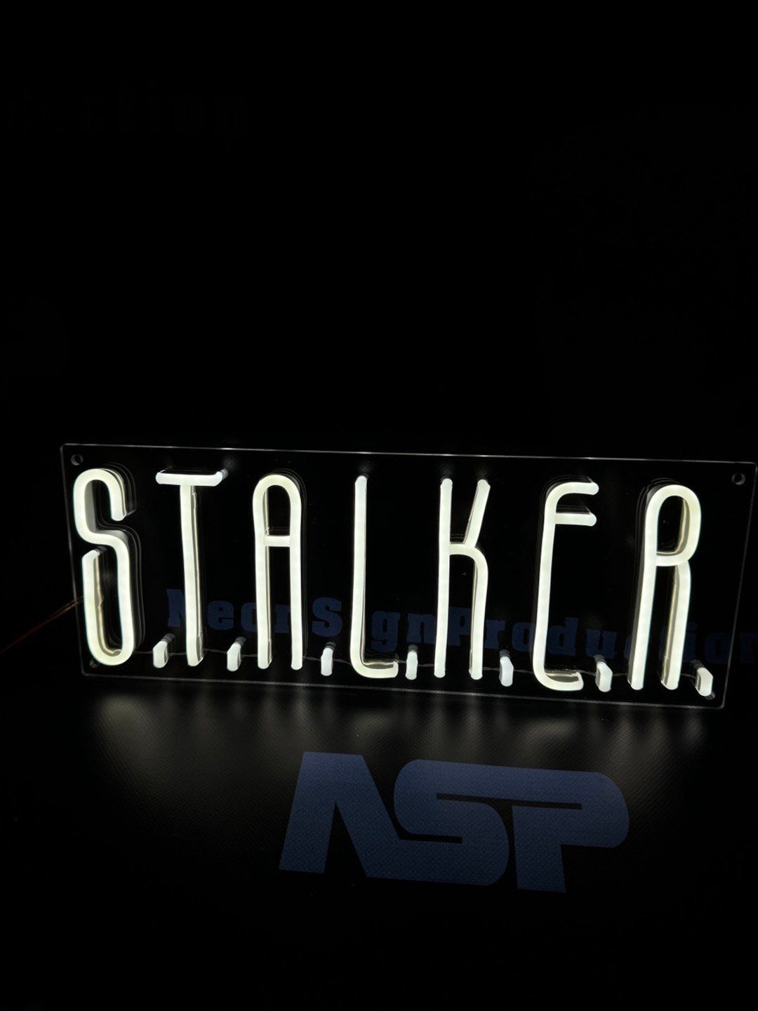 Stalker,neon Sign With Stalker,stalker Game,stalker Wall Art, Stalker ...