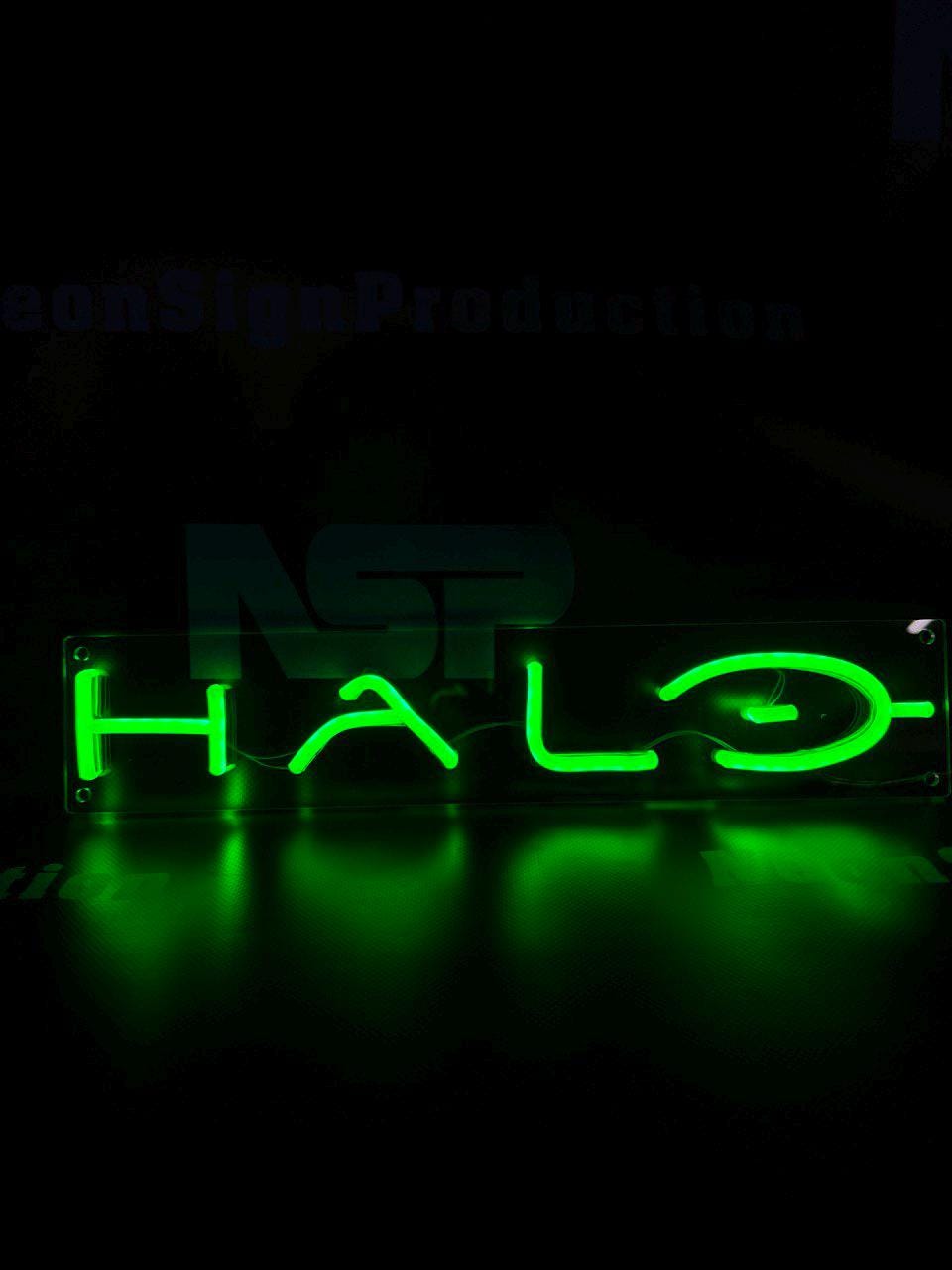 Halo,neon Sign Halo,game Halo,game Room Sign, Neon Light, Gaming ...