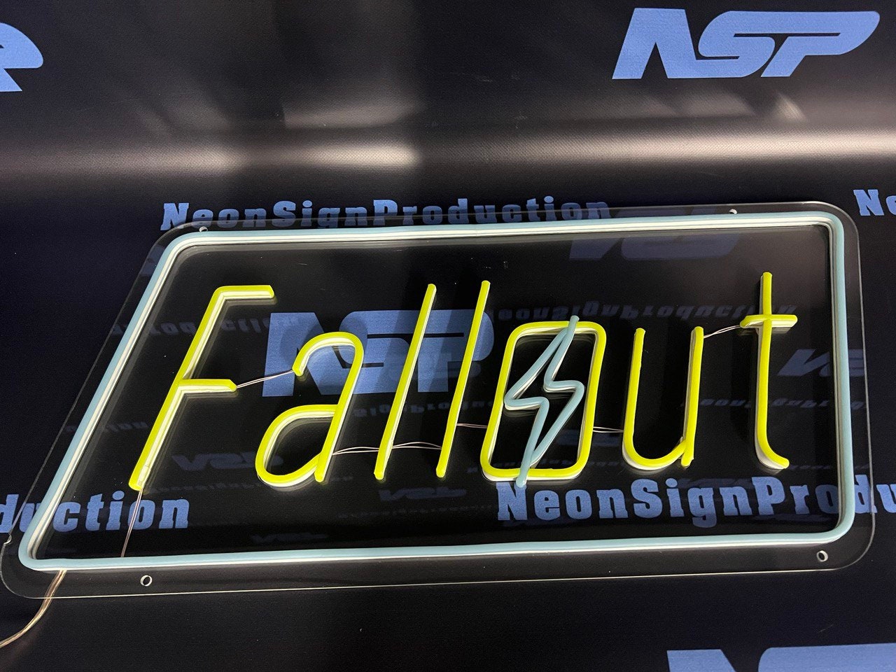 Fallout Neon Sign, Fallout Led Sign, Fallout Sign, Fallout Logo Sign ...
